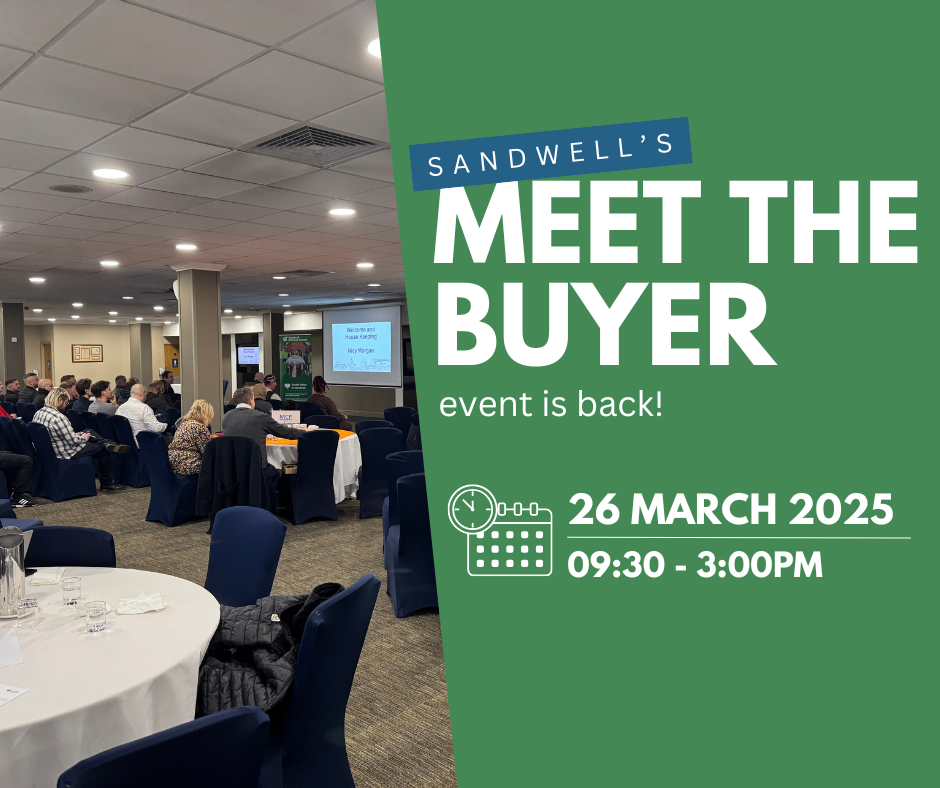 Sandwell's Meet the Buyer event is back | Regenerating Sandwell